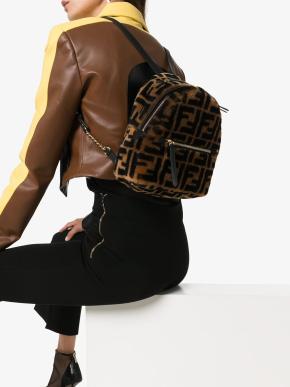 Fendi FF Shearling Mini Backpack | Hardly Ever Worn It