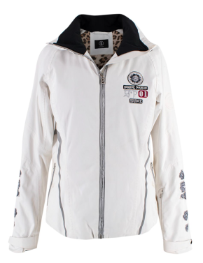 Bogner White Embroidered Ski Jacket | S | Hardly Ever Worn It