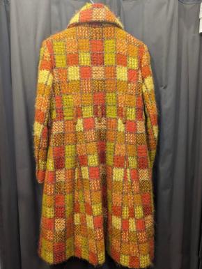 Chanel Yellow and Orange Tweed Longline Coat | Hardly Ever Worn It