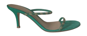 Gianvito Rossi Green Rossi Mules | 36 | Hardly Ever Worn It