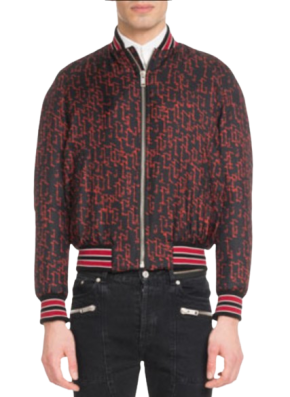Givenchy Black and Red Silk Bomber Jacket | M | Hardly Ever Worn It