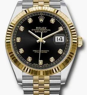 Rolex Diamond Face Datejust 41MM | L | Hardly Ever Worn It