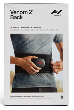 Hyperice Venom 2 Heat and Vibration Back Strap | One Size | Hardly Ever ...