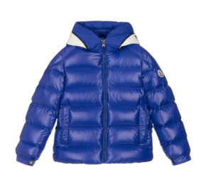 Moncler Kids Blue Puffer Coat | 4 Years | Hardly Ever Worn It