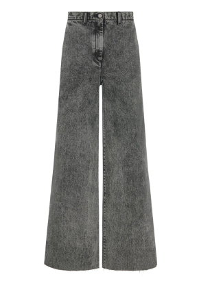 Rosetta Getty Washed Grey Wide Leg Jeans | 26/66 | Hardly Ever Worn It