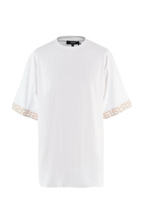 Versace White Crew Neck Greca Swim Tee | XXXL | Hardly Ever Worn It