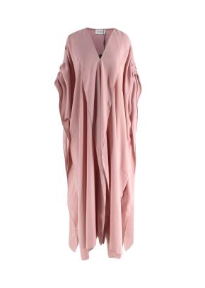 St.John Pink Kaftan with Ruched Detail | M | Hardly Ever Worn It