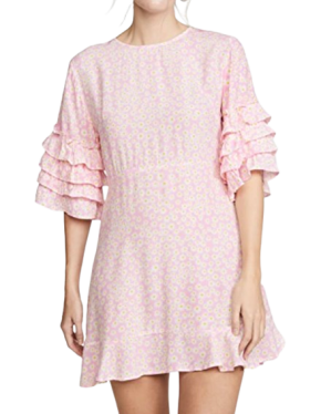 Faithful The Brand Pink Cotton Mini Dress | XS | Hardly Ever Worn It
