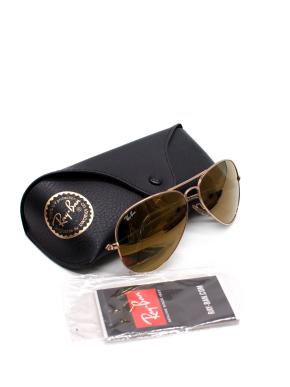 Ray-Ban Yellow Gold Tone Aviator Sunglasses | L | Hardly Ever Worn It