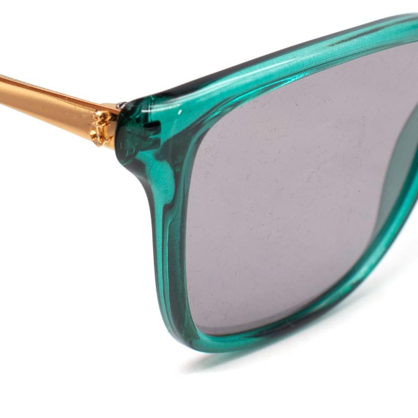 Sheriff & Cherry Green Wayfarer Sunglasses | Hardly Ever Worn It