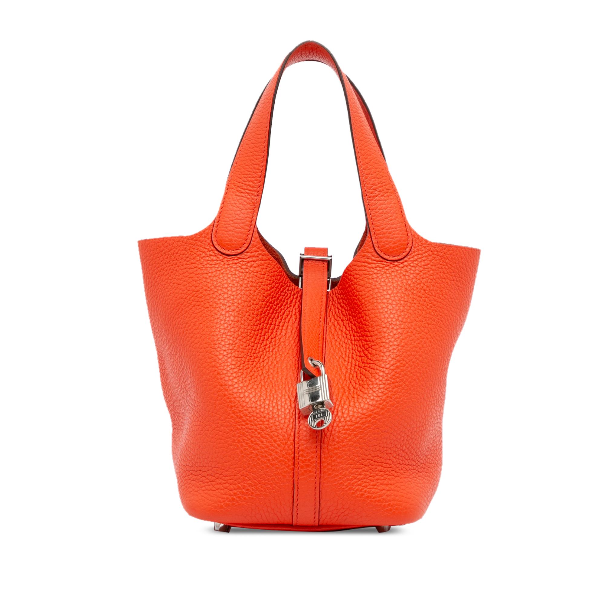 Hermes Picotin Lock 18 in Orange Taurillon Clemence | Hardly Ever Worn It