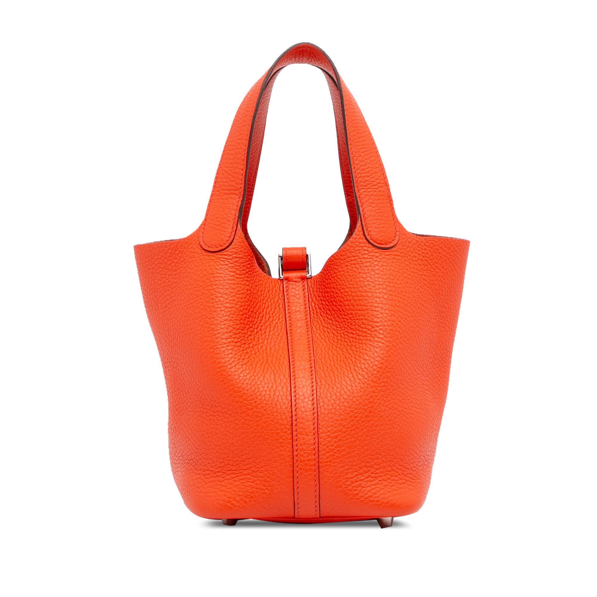 Hermes Picotin Lock 18 in Orange Taurillon Clemence | Hardly Ever Worn It