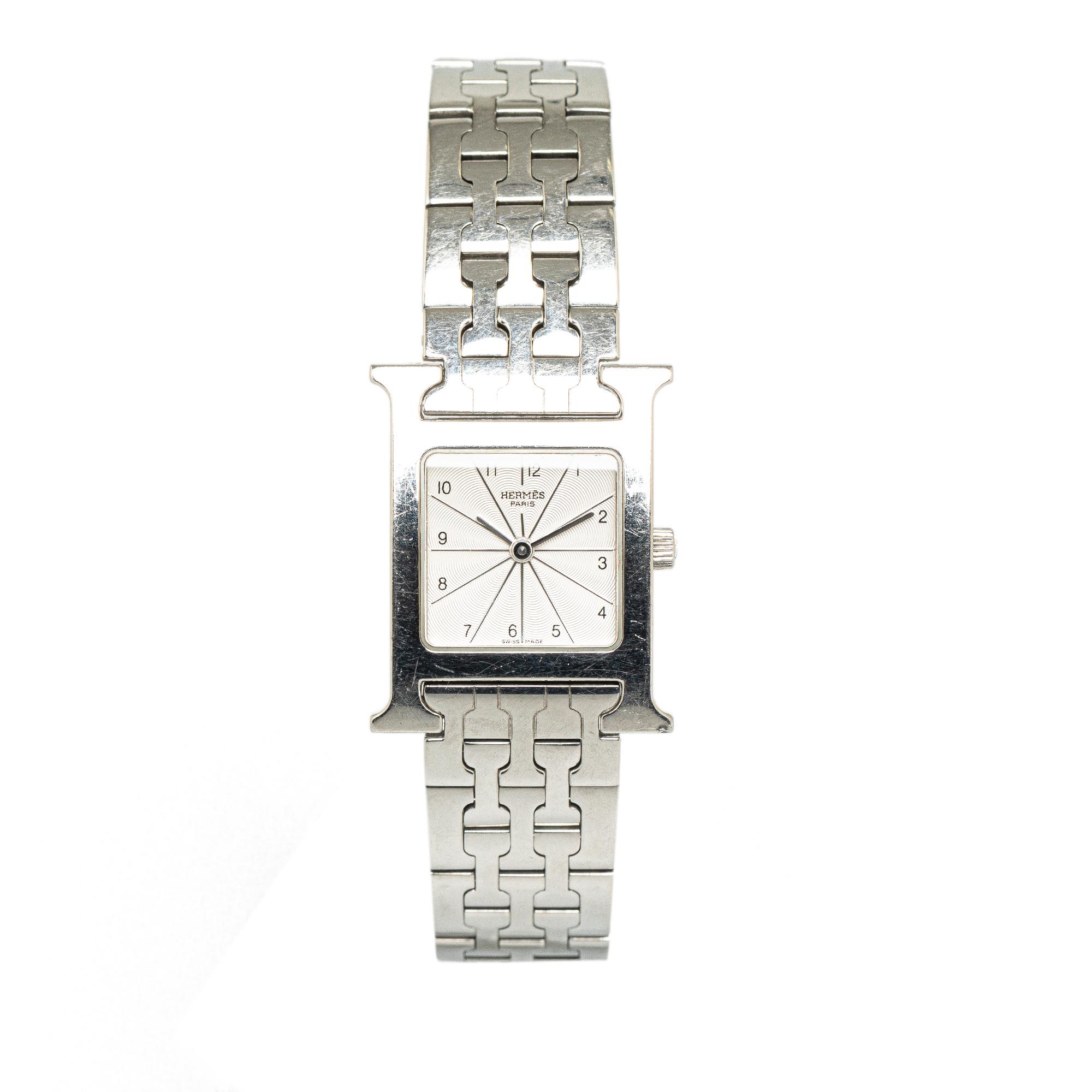 Hermes Quartz Stainless Steel Heure H Watch | Hardly Ever Worn It