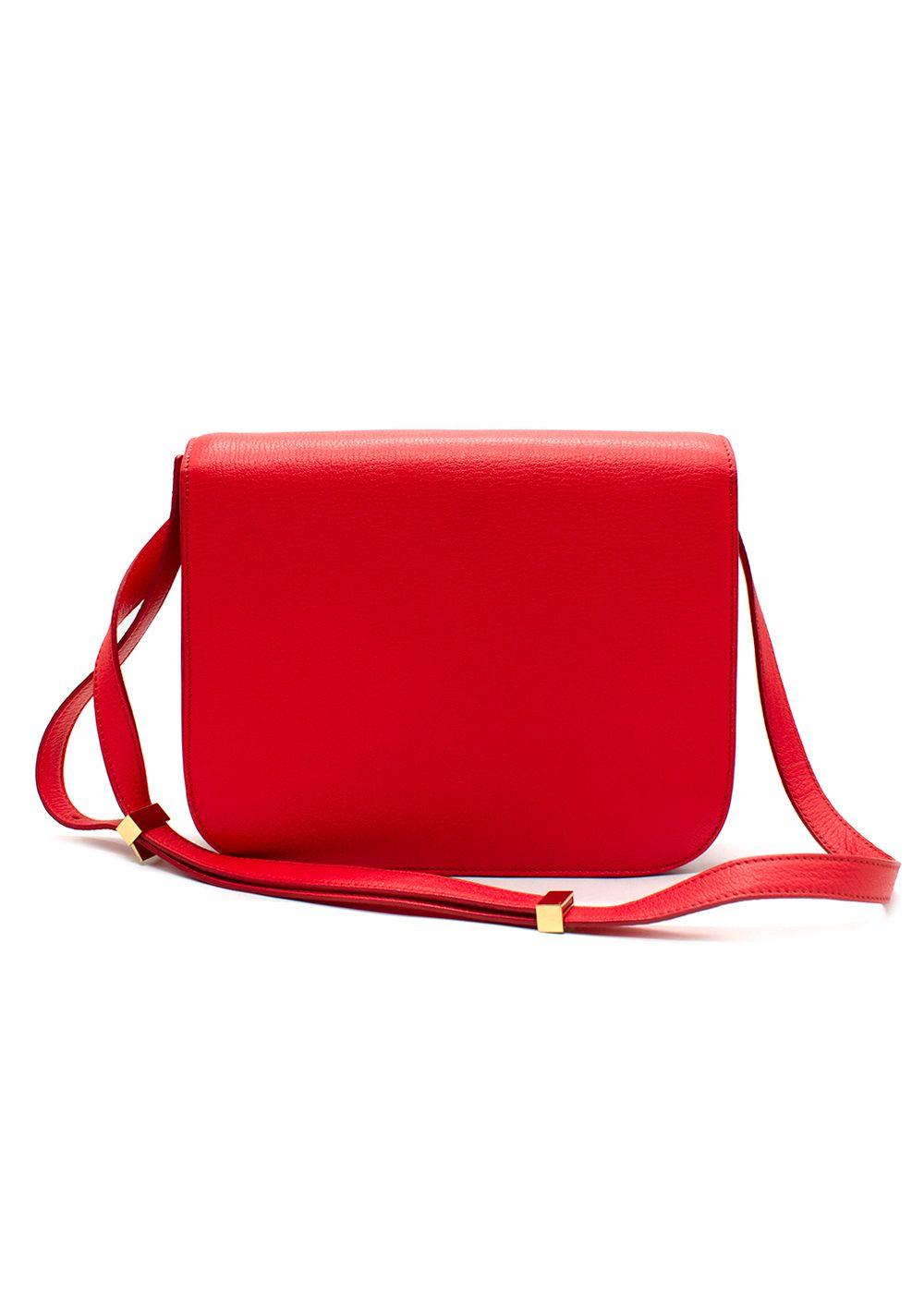 Celine Red Leather Classic Box Bag | One Size | Hardly Ever Worn It