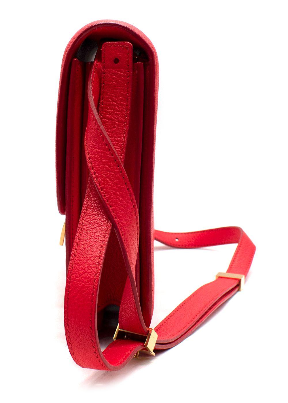 Celine Red Leather Classic Box Bag | One Size | Hardly Ever Worn It