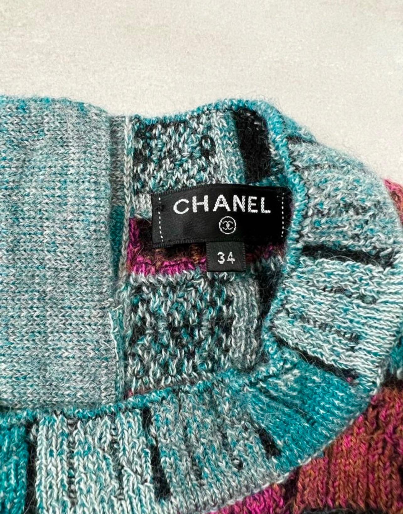 Chanel Metallic Multicoloured Jumper Dress | XS | Hardly Ever Worn It