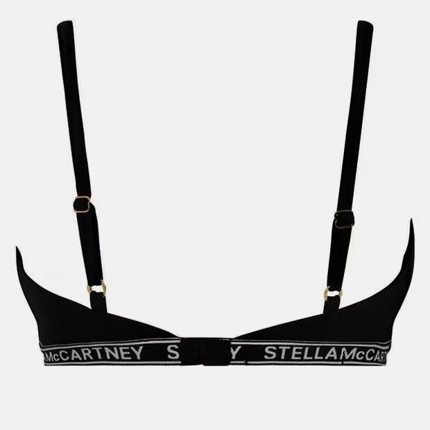 Stella McCartney Black Logo Detail Bra | M | Hardly Ever Worn It