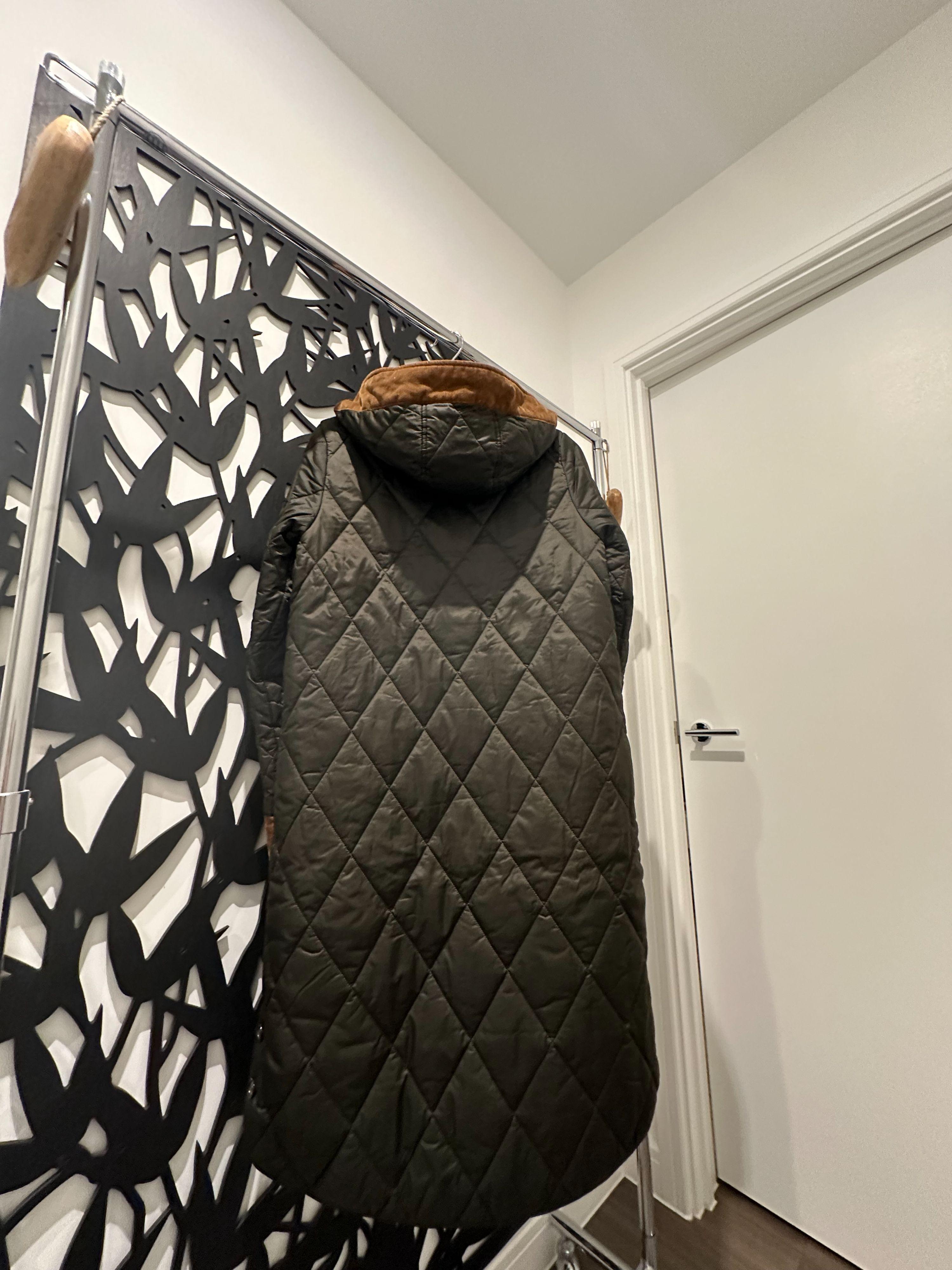Barbour Khaki Mickley Quilted Jacket | S | Hardly Ever Worn It