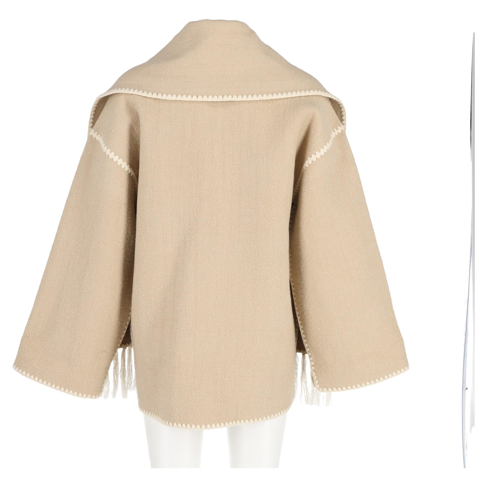 Toteme Totême Beige Embroidered Scarf Jacket | S | Hardly Ever Worn It