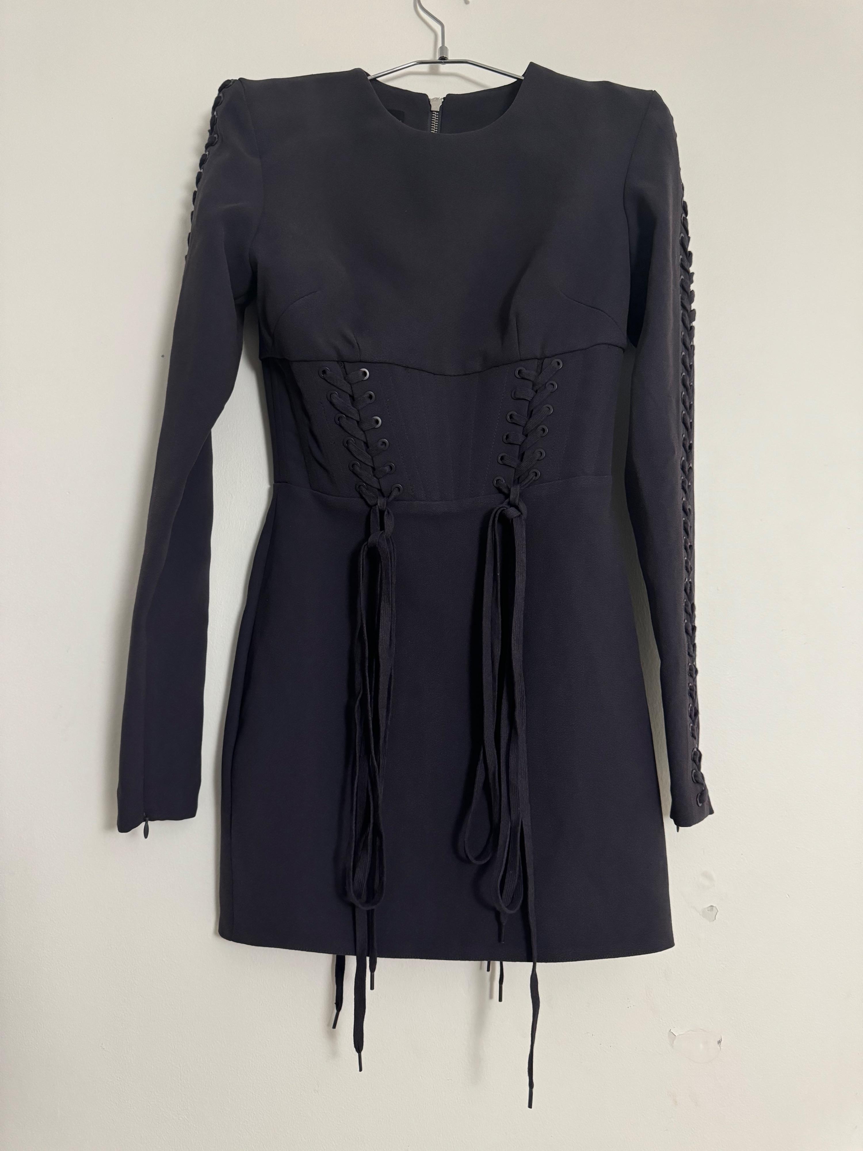 Alex Perry Charcoal Corset Dress | S | Hardly Ever Worn It