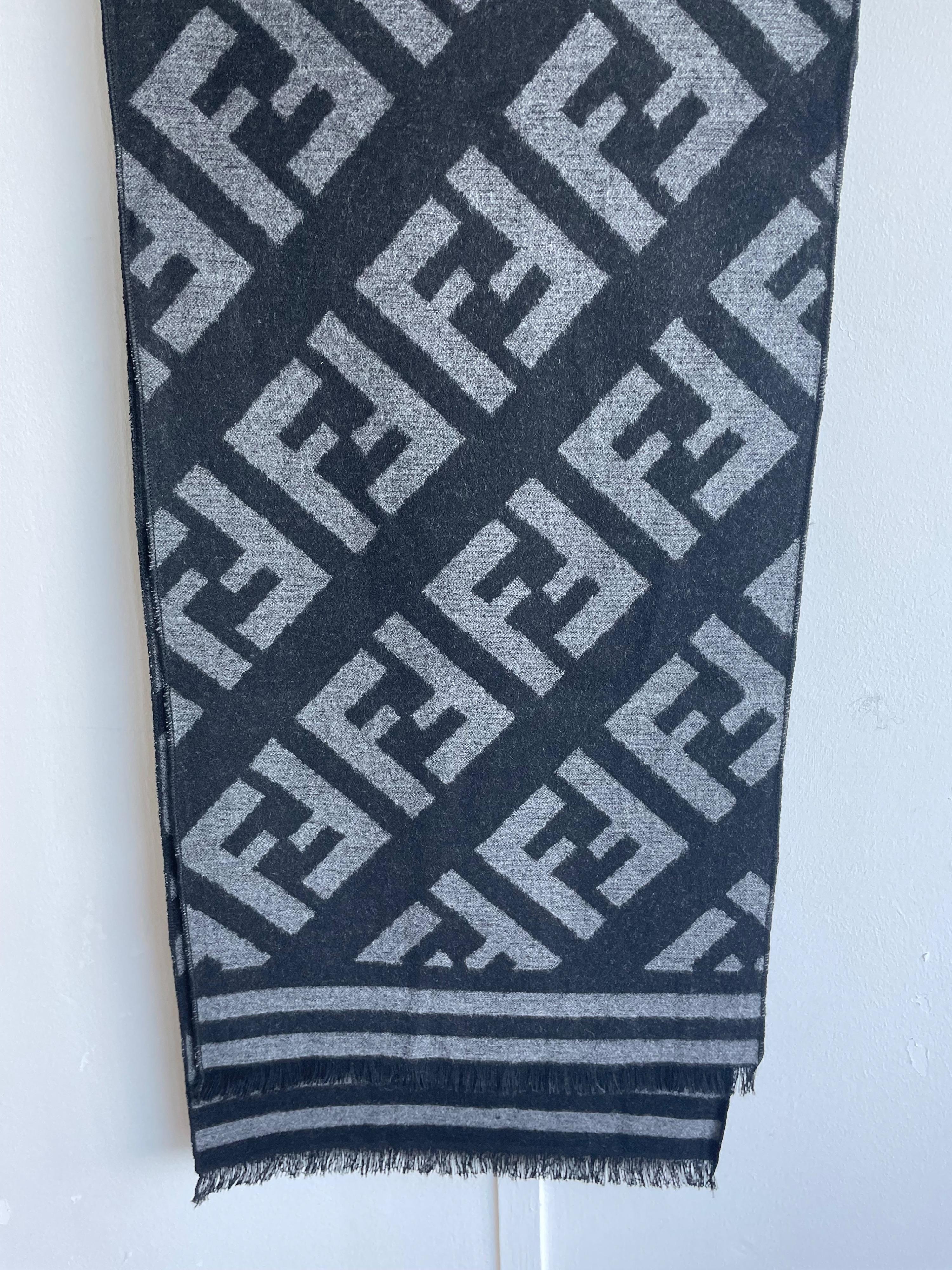 Fendi Monogram Cashmere Scarf | L | Hardly Ever Worn It