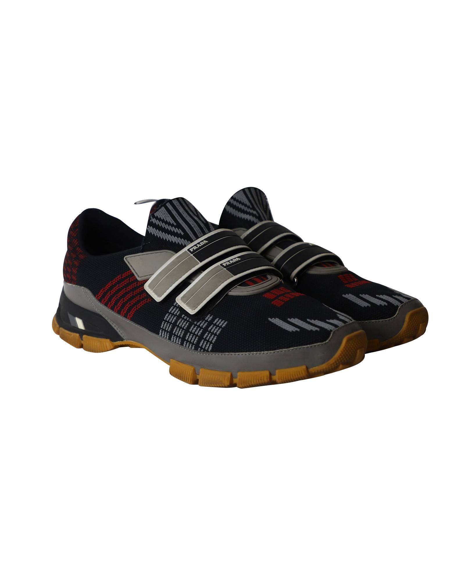 Prada Black Knit Cross Section Sneakers | XXS | Hardly Ever Worn It