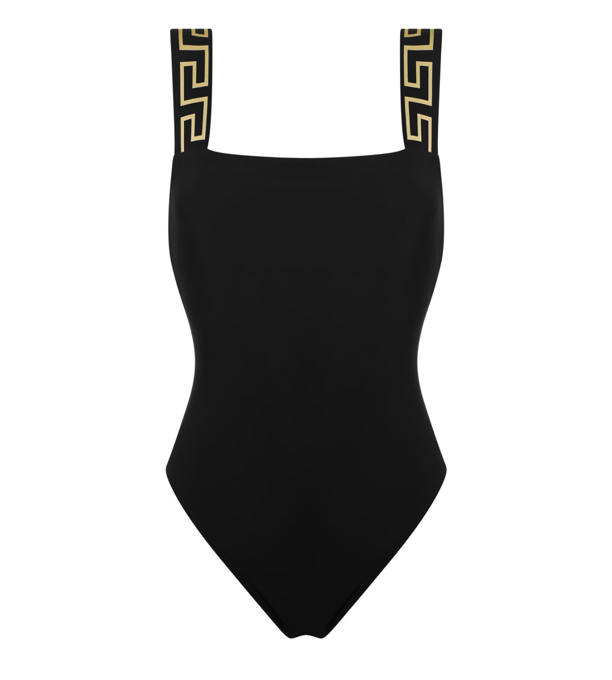 Versace Black Greca Border One Piece Swimsuit | S | Hardly Ever Worn It